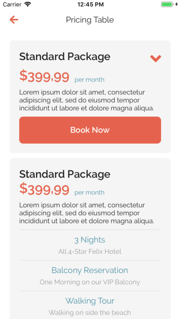 PackageItem – Passion UI