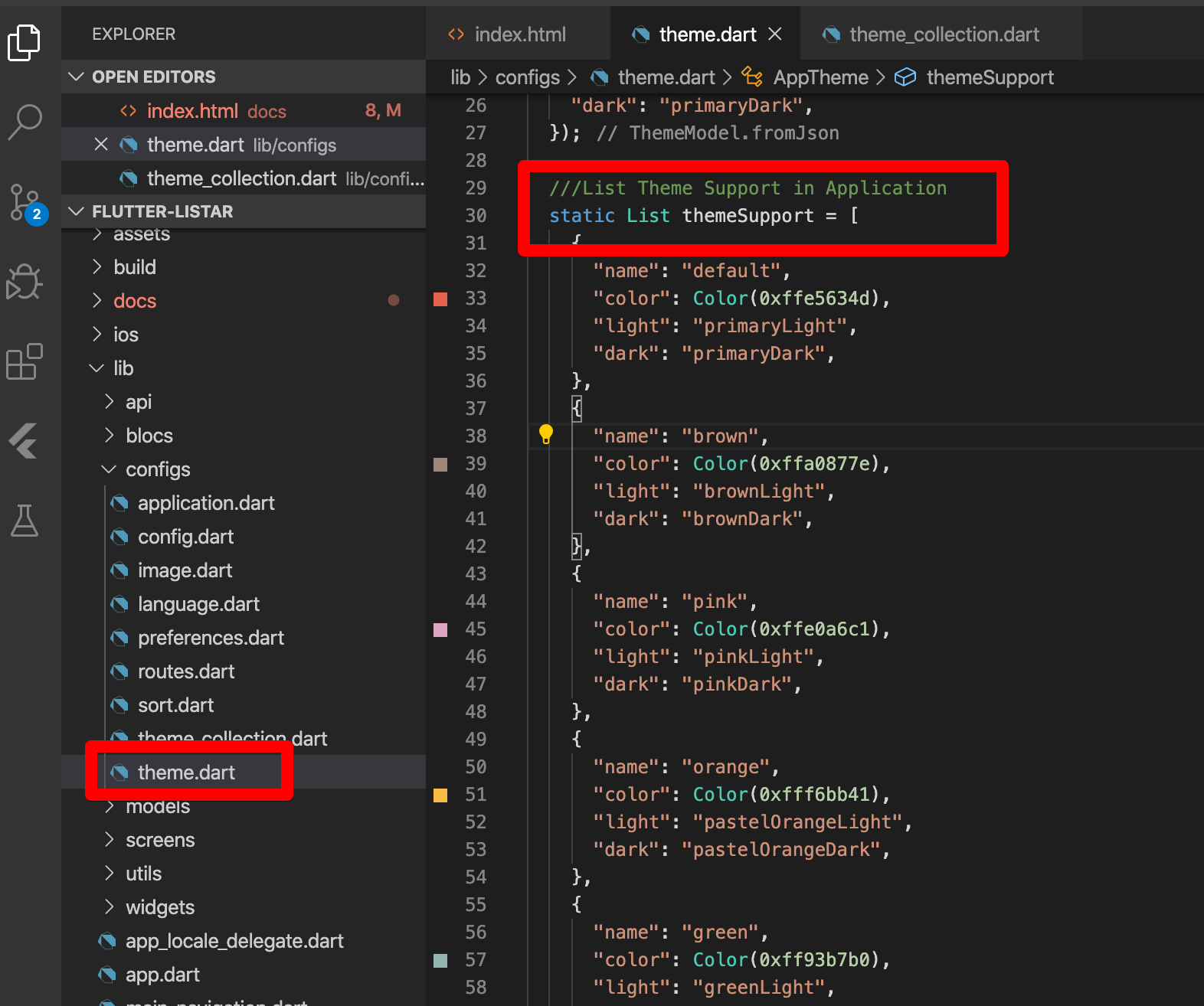 Theme – Passion UI