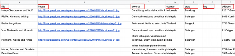 CSV Format File – Passion UI