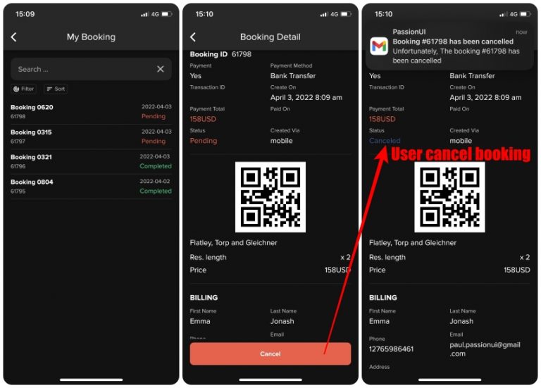 Bank Transfer – Passion UI