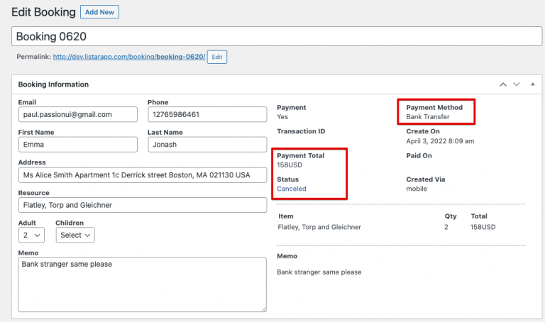 Bank Transfer – Passion UI